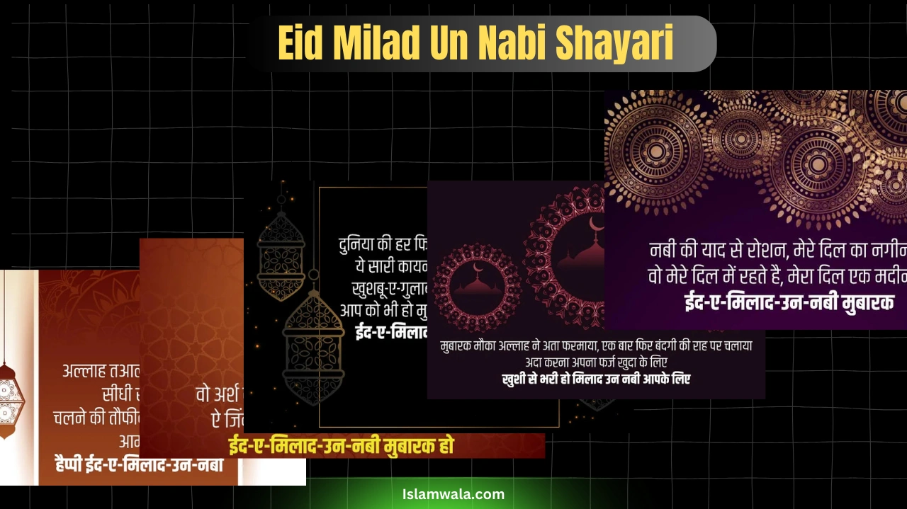5 Best Eid Milad Un Nabi Shayari In Hindi, Urdu & English